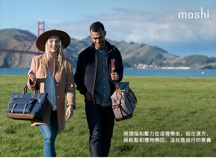 moshi Vacanza 旅行袋鈦灰 - Hami Point品牌館