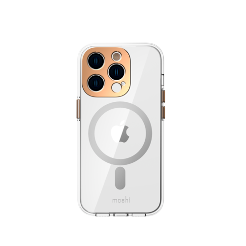 moshi iGlaze 磁吸輕量透明保護殼iPhone 14 Pro / 落日金 - Hami Point品牌館